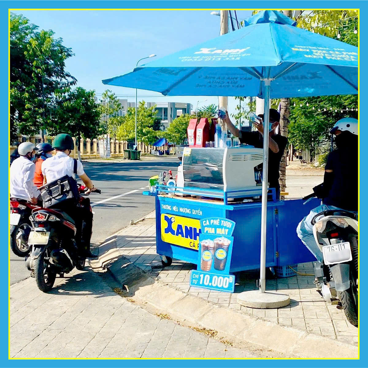 XE CÀ PHÊ TAKE AWAY TẠI QUẢNG NGÃI - ƯU ĐÃI TƯNG BỪNG - Xanh Cà Phê
